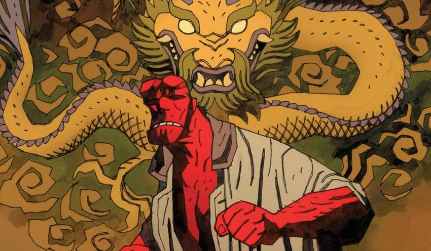 Book Review – Hellboy: The Dragon Pool by Christopher Golden – Muse with Me